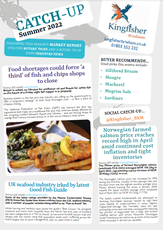 Devon Fishmonger | Seafood Supplier | Kingfisher Brixham : Kingfisher ...