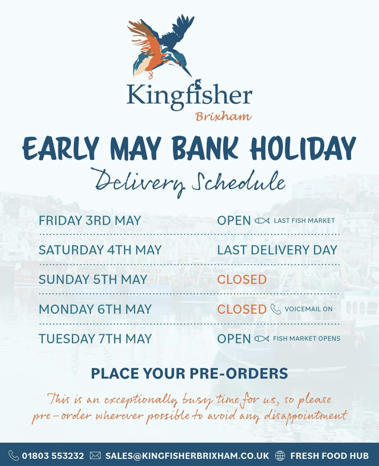 Devon Fishmonger | Seafood Supplier | Kingfisher Brixham : Kingfisher ...